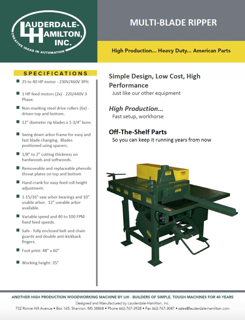 MULTI-BLADE RIPPER | Creative Handling Devices