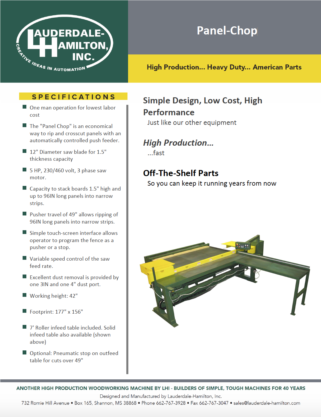 Panel-Chop | Creative Handling Devices