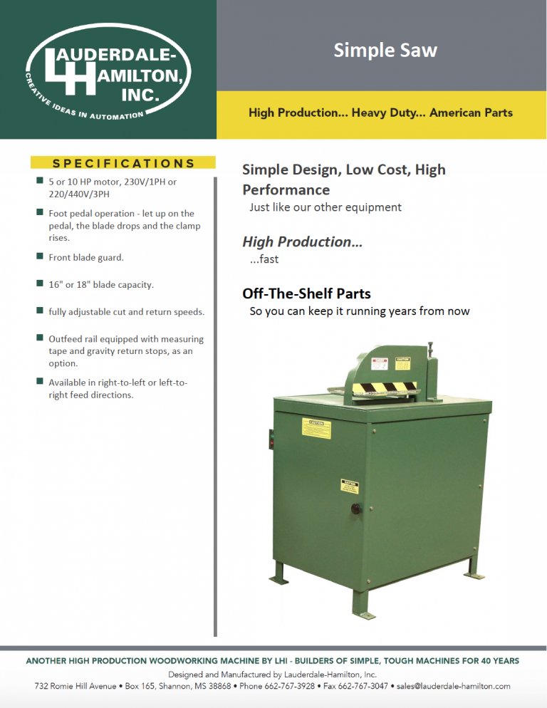 Simple Saw | Creative Handling Devices